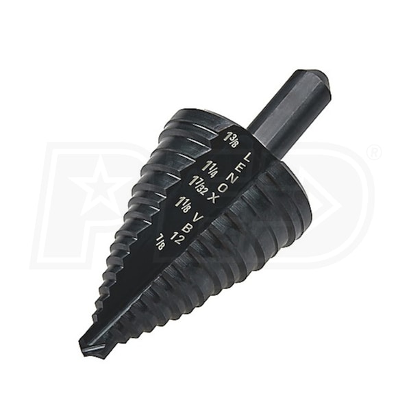 Lenox Vari-Bit® - Step Drill Bit - 5 Holes - 3/8" Shank - 3 Flat Sided ...