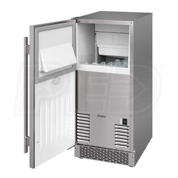 Avallon - 15" Outdoor Ice Maker - Up to 56 Lbs. Per Day Ice Production ...