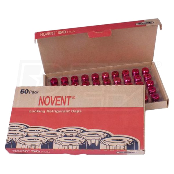 RectorSeal Novent® - Pink R-410A Cap - 1/4" Thread - 50 Pack ...