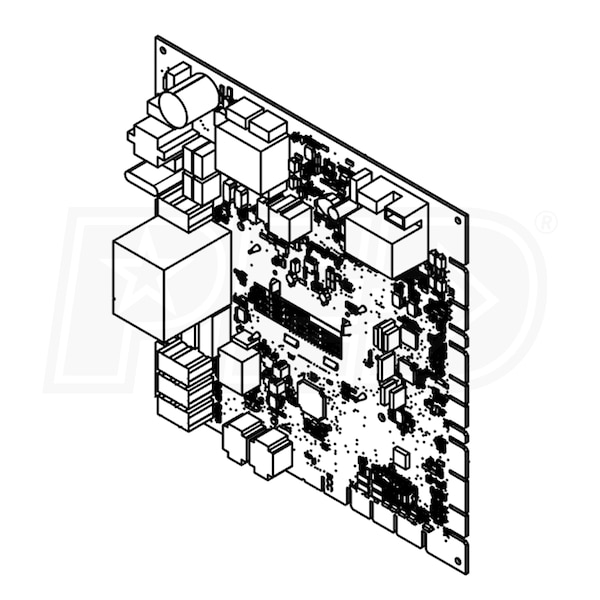 Burnham 120-200 Control Board 0-2000 For Alta | Burnham 111556-01