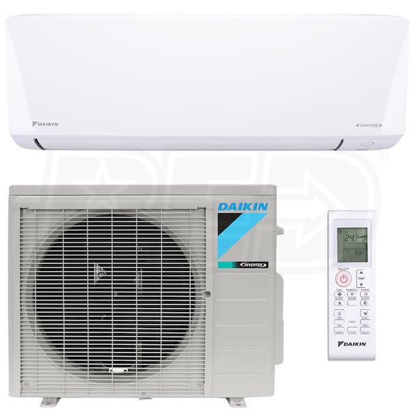 Daikin - 18k BTU Cooling + Heating - Entra Series Wall Mount Air Conditioning System - 18.0 ...