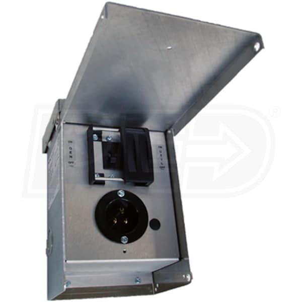 Generac 6375 - 15-Amp (125V 1-Circuit) Outdoor Furnace Transfer Switch ...