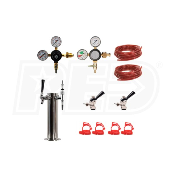Edgestar - Twin Tap Beer and Coffee Dispense Kit | Edgestar T43019900
